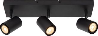 Lucide Amigo Deckenleuchte, 3 x GU10, Schwarz