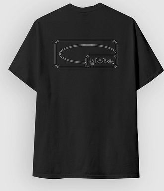 Globe Block T-Shirt black
