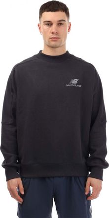 New Balance Sweatshirt f&uuml;r Herren, Rundhalsausschnitt, Sweatshirt-Stoff (Marine)
