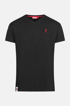 Derbe Derbe Basic Kippes Herren T-Shirt Black Schwarz