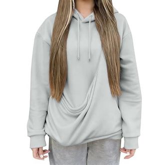 Generic Sweat A Capuche Femme Chat Hiver Chaud Pas Cher A La Mode Sweatshirt S Respirant Poche Kangourou pour Porter Un Chat Hoodies Poche Kangourou Hoodies T