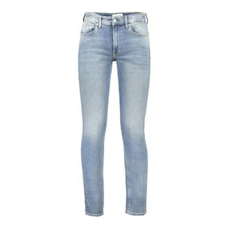 Calvin Klein Homme, Jeans, Bleu, Taille: W29 L32 Jean Denim Bleu avec Effet Lavé