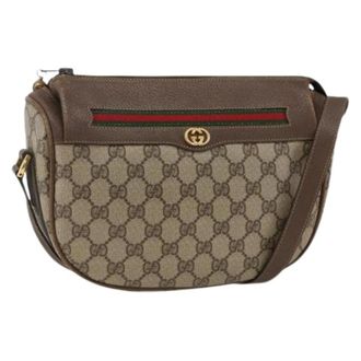 Gucci Sac bandouli&egrave;re vintage Pre-owned - Femme - Pre-owned - Beige - Taille: ONE Size