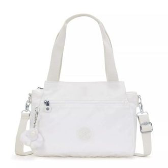 Kipling Elysia, Sac &agrave; bandouli&egrave;re Femme, Alb&acirc;tre Pur, 11.5L x 9H x 5D
