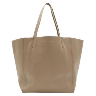 Celine Pre-owned Cabas Phantom Leather Tote Bag - - Pre-owned - Damen - Beige - ONE SIZE