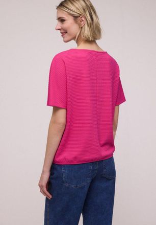 Street One T-Shirt mit U-Boot-Ausschnitt