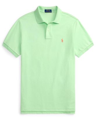 Ralph Lauren Piqu&eacute;-Poloshirt mit Logo-Stickerei, Custom Slim Fit in
