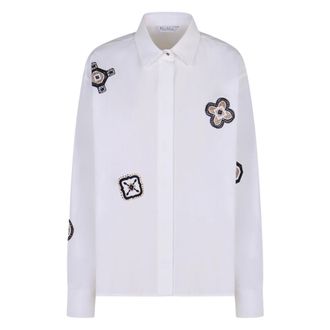 Max Mara Damen, Blusen & Hemden, Wei&szlig;, SGr&ouml;&szlig;e