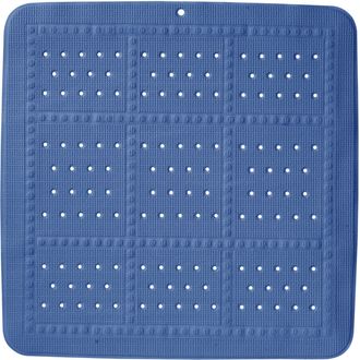 Sealskin Unilux Duscheinlage, Sicherheitseinlage für Badewanne und Dusche, Farbe: Royalblau, Größe: 55x55 cm