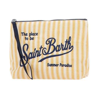 MC2 Saint Barth Homme, Sacs, Jaune, Taille: ONE Size Aline Cotton Pouch