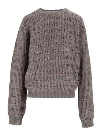 Fabiana Filippi Pull Col Rond - Beige