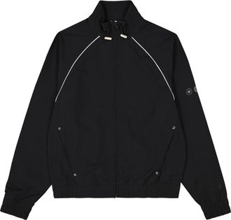 Champion Damen Legacy C-tech W (117598) -Wr Peached Feel Crinckle Full-Zip High-Neck Sweatshirt, Schwarz (KK001), M