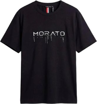Antony Morato Homme, Tops, Noir, Taille: XL T-Shirt &agrave; Logo Imprim&eacute;
