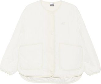 New Balance Quilted Logo-embroidered Jacket