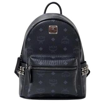 MCM Pre-owned Canvas Rucksack - - Pre-owned - Damen - Schwarzk - ONE SIZE