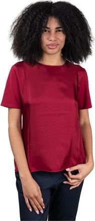 Max Mara Femme, Blouses et Chemises, Rouge, Taille: 42 FR Oltre Long Mermaid Shirt Dress