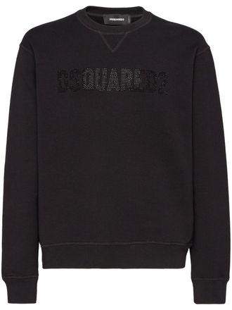 Dsquared2 sweat en coton à logo imprimé - Noir