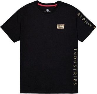 Alpha Industries T-Shirt Camo Sleeve T-Shirt