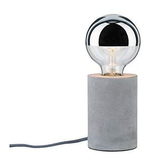 Paulmann 79621 Neordic Mik Lampe de table, rond, max. 1x20W, E27, Gris, 230V, B&eacute;ton