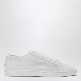 Saint Laurent Wei&szlig;e Leder-Sneaker GYM