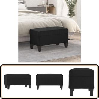 vidaXL Sitzbank Schwarz 70x35x41 cm Kunstleder - Sitzbank - Schwarze Sitzbank - Kunstledersitzbank - Sofa - Lounge Möbel