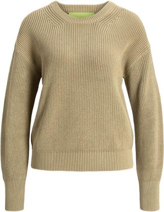 Jack & Jones Jack & Jones Damen Strickpullover Jxmila Twist Crew Neck Knit Noos, Kelp, XS