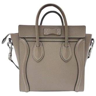 Celine Sac &agrave; main de voyage Pre-owned - Femme - Pre-owned - Gris - Taille: ONE Size
