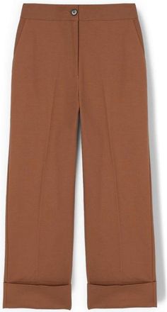 Motivi Femme, Pantalons, Brun, Taille: 34 FR Pantalon large