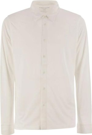 Majestic Filatures Homme, Chemises, Blanc, Taille: 2XL Soft Touch Long Sleeve Pocket Shirt