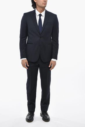 Corneliani CODE Anzug aus reiner Schurwolle mit Strass Corneliani