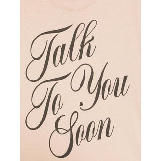 Acne Studios Slogan-Print Cotton-Hemp T-Shirt - Beige