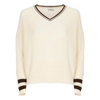 Marella Damen, Strickwaren, Wei&szlig;, SGr&ouml;&szlig;e