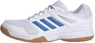 adidas Homme Speedcourt Mens Indoor Shoes, FTWR White/Ray Blue/Lucid Aquamarine, 38 2/3 EU