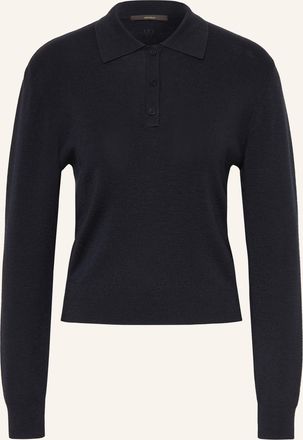 Windsor Windsor. Strick-Poloshirt blau