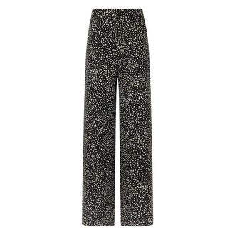 Max Mara Weite Polyesterhose - - Trousers - Damen - Schwarzk - S