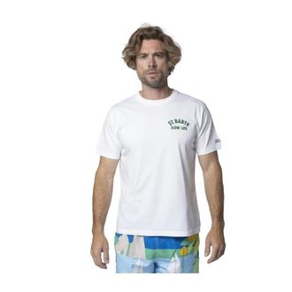 MC2 Saint Barth Slow Life T-shirt - - Tops - Herren - Wei&szlig; - XL