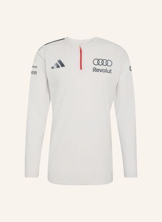adidas Audi Revolut f1 Team Engineers & Marketing Poloshirt, Lang&auml;rmelig weiss