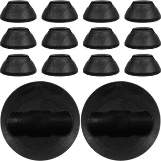 SOLUSTRE VILLFUL 16 St&uuml;ck rutschfeste Silikon M&ouml;belgleiter Kleine Stuhlbeinschoner mit Strukturierter Oberfl&auml;che Bodenschutz f&uuml;r Holz und Fliesenb&ouml;den Einfach 