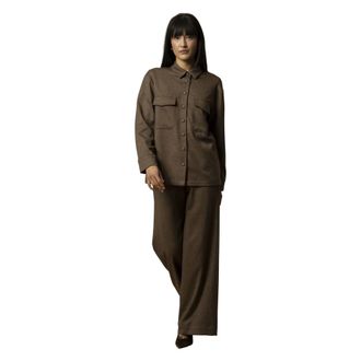 Kocca Femme, Combinaisons et Ensembles, Brun, Taille: 40 FR Shirt-Pantalons Augusto