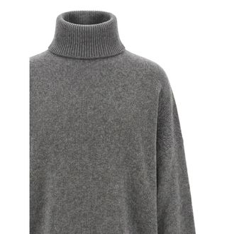 Brunello Cucinelli Cashmere Roll-Neck Sweater - Gray