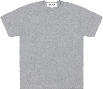 Comme Des Gar&ccedil;ons Femme, Tops, Gris, Taille: 36 FR Small Red Heart Play T-Shirt