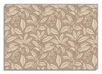 Wallario selbstklebendes Poster - Florales Muster, Aufkleber in Premiumqualit&auml;t, Klebefolie Gr&ouml;&szlig;e: 70 x 100 cm (Riesenposter)