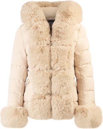 Apart Fashion APART Winterjacke mit Rei&szlig;verschluss f&uuml;r den perfekten Winter-Look, beige, 42