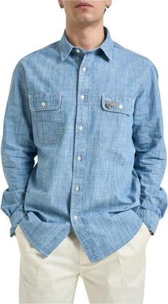 Roy Rogers Homme, Chemises, Bleu, Taille: L Martin Shirt