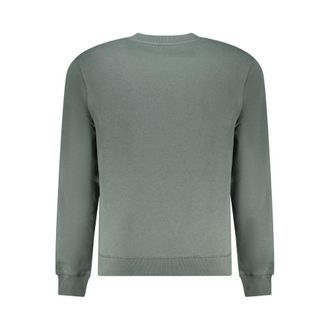 Napapijri Logo-Print Cotton Sweatshirt - Green