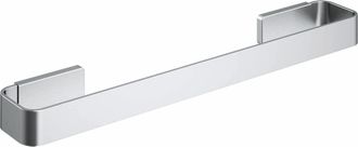 Cosmic NEA Handtuchhalter, gerade, Edelstahl, 400 mm, Dual Fixing, Mattschwarz (Chrom)