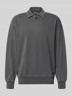 Carhartt Work in Progress Sweatshirt mit Polokragen