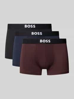 HUGO BOSS Trunk mit elastischem Logo-Bund im 3er-Pack
