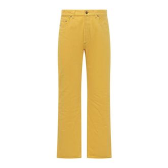 Versace Homme, Jeans, Jaune, Taille: W34 Rigid Structure Jeans