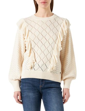 Garcia Garcia Damen Pullover, Whitecap, M